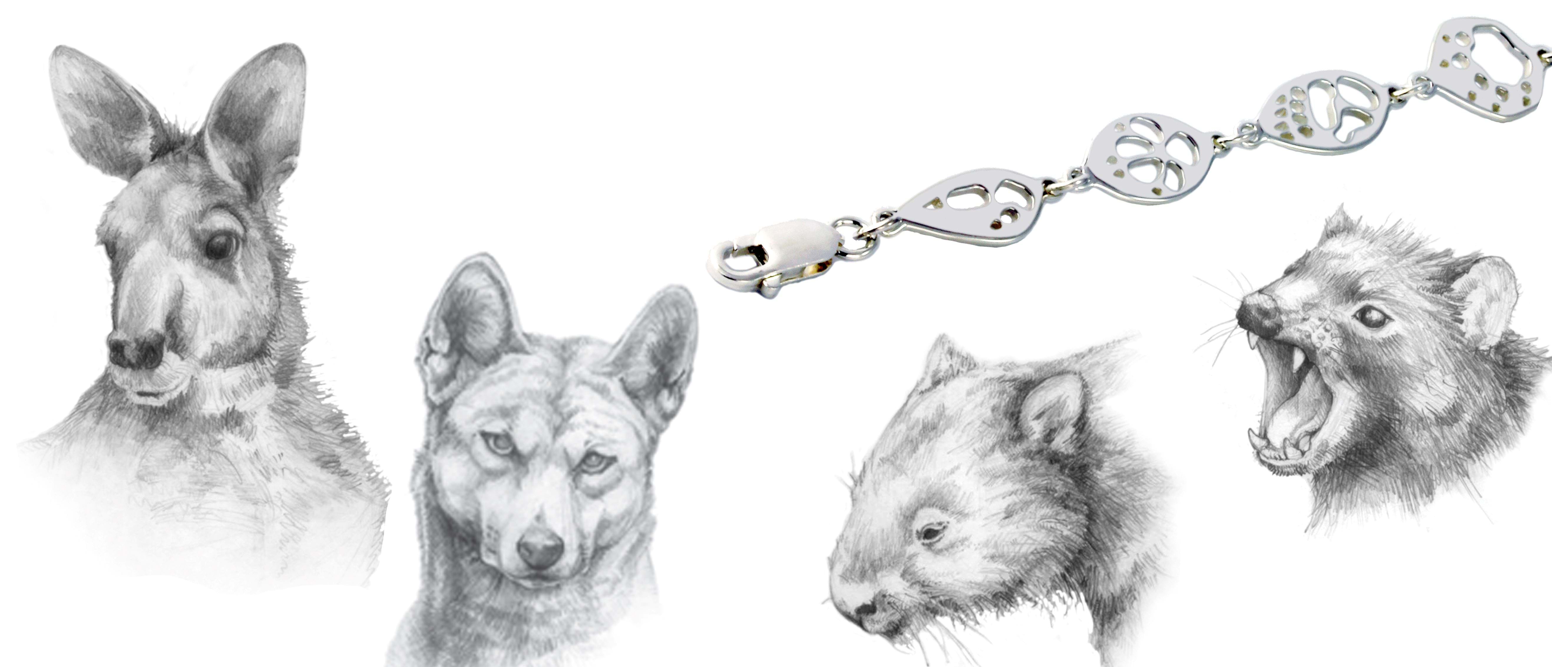 Unique wildlife inspired and hand finished jewellery